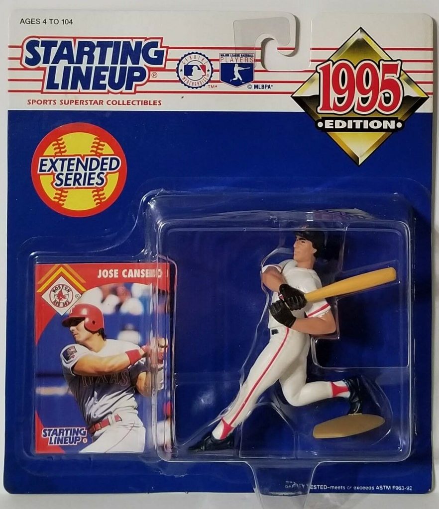 Jose Canseco (Red Sox) - 1995 MLB Baseball - Starting Lineup Figures