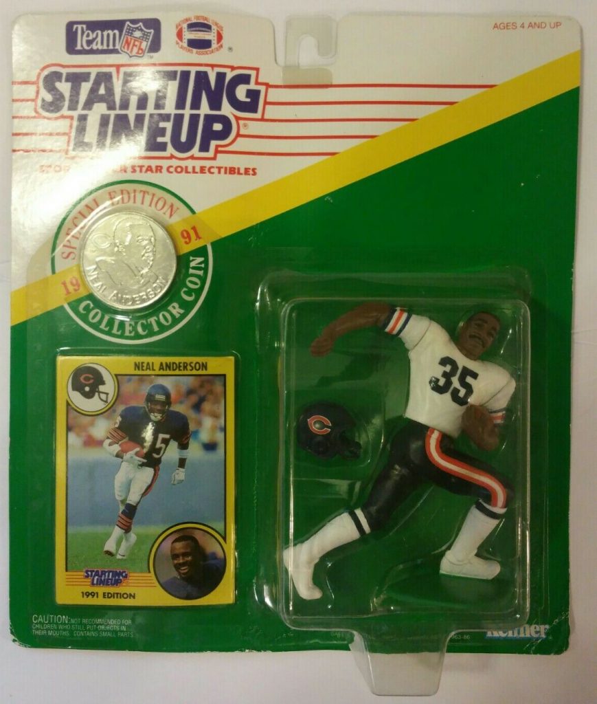 Neal Anderson - 1991 NFL Football - Starting Lineup Figures
