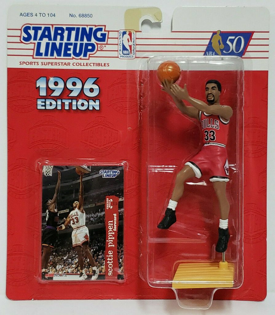 Scottie Pippen - 1996 NBA Basketball - Starting Lineup Figures Scottie Pippen - 1996 NBA Basketball - Starting Lineup Figures